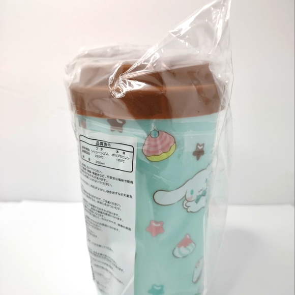 Sanrio | Dining | Sanrio Cinnamoroll Plastic Cup Wrubber Lid | Poshmark